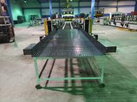 China Galvanized Steel Perforated 200-1000mm Width Adjustable Moderate Cable Tray Roll Forming Machine for sale