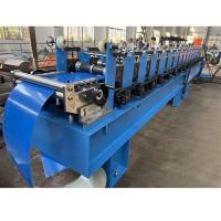 China Galvanized Steel Roof Tile Ridge Cap Roll Forming Machine 400mm Width 0.42mm Thickness for sale