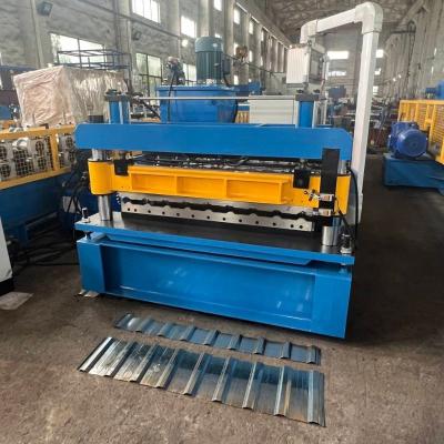 China PPGI Color Steel T12 Roofing Sheet Roll Forming Machine 0.3-0.8mm 1220mm Width for sale