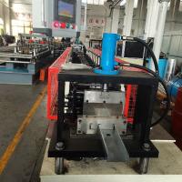 China 45# Steel C U Stud Track Roll Forming Machine 0.3-1.2mm Thickness 7.5kw Motor for sale