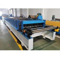 China 36 Inch Coverage 3 Inch Composite Deck Floor Roll Forming Machine 16-22 Gauge for sale