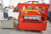 China Color Steel Roof Panel Roll Forming Machine 0.25-0.6mm Thickness PLC Control for sale