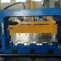 China Full Automatic Steel Composite Floor Deck Roll Forming Machine 16-20 Gauge G60 G90 2 inch for sale