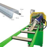 China Ceiling Framing System Truss Roll Forming Machine 0.8mm 12m/Min Omega Roof Batten for sale