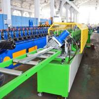 China Ceiling Framing System Truss Roll Forming Machine 0.8mm 12m/Min Omega Roof Batten for sale
