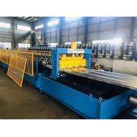 China Composite Deck Floor Roll Forming Machine 0.8mm-1.5mm Galvanized Steel Structure for sale