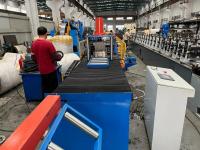China C U Profile Roll Forming Machine 0.3-1.2mm Thickness 70mm Shaft PLC Control for sale