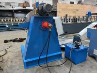China C U Profile Roll Forming Machine 0.3-1.2mm Thickness 70mm Shaft PLC Control for sale