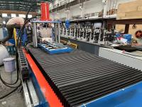 China Width Adjustable 30m/min C U Profile Roll Forming Machine With 7.5kw Motor Hydraulic Cutting for sale