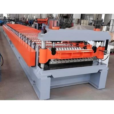 China Composite Deck Floor Roll Forming Machine 0.8mm - 1.5mm Galvanized Steel Structure for sale