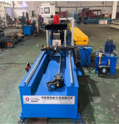China Hydraulic Decoiler Strut Channel Roll Forming Machine With PLC Siemens Touch Screen for sale