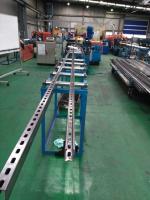 China Hydraulic Decoiler Strut Channel Roll Forming Machine With PLC Siemens Touch Screen for sale