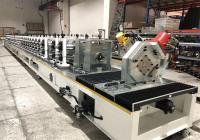 China Hydraulic Cutting Upright Rack Forming Device 5.5KW 1.5-2.5mm 18 Stations for sale