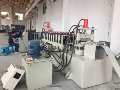 China 12 Stations PLC Control Cable Tray Roll Forming Machine 10-15m / Min Speed for sale