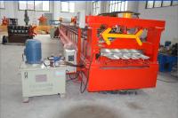 China Thick Galvanized Steel Roof Panel Roll Forming Machine with Chain Driving System for sale