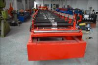 China Thick Galvanized Steel Roof Panel Roll Forming Machine with Chain Driving System for sale