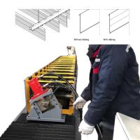 China PPGI GI Al 100-200mm Width Adjustable Louver Ceiling Blade Grid Keel Roll Forming Machine for sale