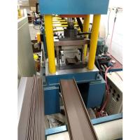 China PPGI GI Al 100-200mm Width Adjustable Louver Ceiling Blade Grid Keel Roll Forming Machine for sale