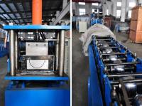 China 0.4-0.8mm Thickness Half Round Gutter Roll Forming Machine High Speed 10-15m/min for sale