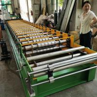 China GI Zincalum Ondulado 18 Corrugated Wall Roof Panel Roll Forming Machine 0.3-0.8mm for sale