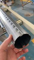 China Galvanized Steel 70mm Awning Tube Roll Forming Machine 0.7-0.9mm Thickness 24 Stations for sale