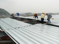 China Gcr15 Coated Chrome Floor Deck Roll Forming Machine , Roof Panel Roll Forming Machinery for sale