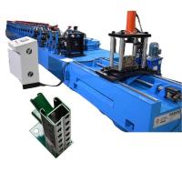 China 1.5mm-2.5mm Upright Racking Roll Forming Machine Teardrop Upright Racking Making Machine for sale