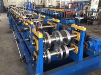 China Highway Crash Barrier Panel Roll Forming Machine Two Waves Three Waves 15 Stations 22kW for sale