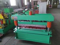 China PLC Control Roof Panel Roll Forming Machine 0.3-0.8mm Profile Thickness for sale