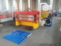 China Double Layer Roof Sheetl Wall Panel Roll Forming Machine 0.3-0.8mm Galvanized Steel for sale