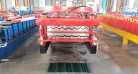 China 0.3-0.8mm Galvanized Steel Glazed Tile & Roof Panel Double Layer Roofing Machine for sale
