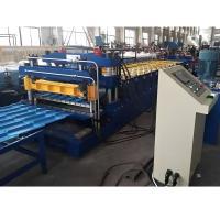 China Glazed Tile Roll Forming Machine 0.4-0.8mm Thickness 16 Stations Roof Sheet Making Machine for sale