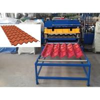 China Glazed Tile Roll Forming Machine 0.4-0.8mm Thickness 16 Stations Roof Sheet Making Machine for sale