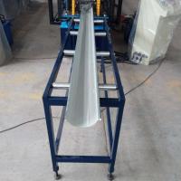 China Half Round Gutter Roll Forming Machine Galvanized Steel With 0.3mm-0.8mm for sale