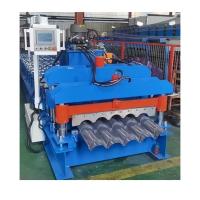 China Glazed Tile Roll Forming Machine 0.3-0.8mm Thickness 17 Stations 1220mm Width for sale