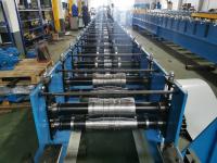 China 0.3-0.8mm Thickness Galvanized Steel W Pan Deck Roll Forming Machine Metal Deck Floor for sale