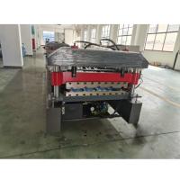 China Full Automatic Roof Panel Roll Forming Machine 0.3-0.8mm PPGI Color Steel 5 Rib Trapezoid for sale
