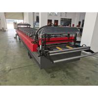 China Full Automatic Roof Panel Roll Forming Machine 0.3-0.8mm PPGI Color Steel 5 Rib Trapezoid for sale