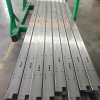 China 2.0mm U Profile Channel Roll Forming Machine Galvanized Steel with Perforated Holes 20m/min for sale