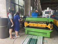 China 36 Inch PPGL R Panel Roll Forming Machine 0.3-0.8mm Thickness 12-15m/min Speed for sale