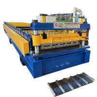 China Duratecho Trapezoidal Roof Tile Roll Forming Machine 0.3-0.8mm Thickness 1025mm Effective Width for sale