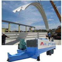 China 0.8-1.5mm Thickness ACM No-Grid Arch Roof Roll Forming Machine 36m Span for sale
