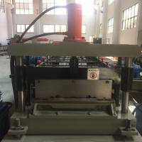 China 0.5-1.0mm Non-Insulated Garage Door Panel Roll Forming Machine Galvanized Steel 450-610mm for sale