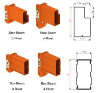 China Heavy Duty Auto Box Beam Welding Machine Sqaure Tube Beam Racking Upright System for sale