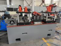 China 1.3-1.5mm Galvanized Steel Roller Shutter Door Rail Roll Forming Machine with Notch 16 Stations 7.5kw for sale