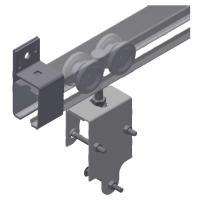 China 1.3-1.5mm Galvanized Steel Roller Shutter Door Rail Roll Forming Machine with Notch 16 Stations 7.5kw for sale