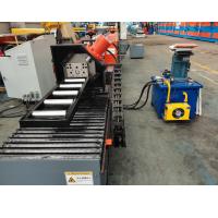China 1.5-2.0mm Thickness Galvanized Steel Rack U Channel Mesh Deck Shelf Support Roll Forming Machine for sale