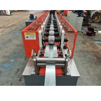China 1.5-2.0mm Thickness Galvanized Steel Rack U Channel Mesh Deck Shelf Support Roll Forming Machine for sale