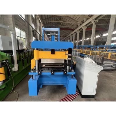 China 24 Gauge Aluminum Galvalume Snap Lock Standing Seam Roof Roll Forming Machine 0.7-1.2mm for sale