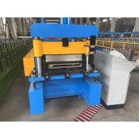 China 24 Gauge Aluminum Galvalume Standing Seam Snap Lock Roof Roll Forming Machine 12-18 Inch Widths for sale